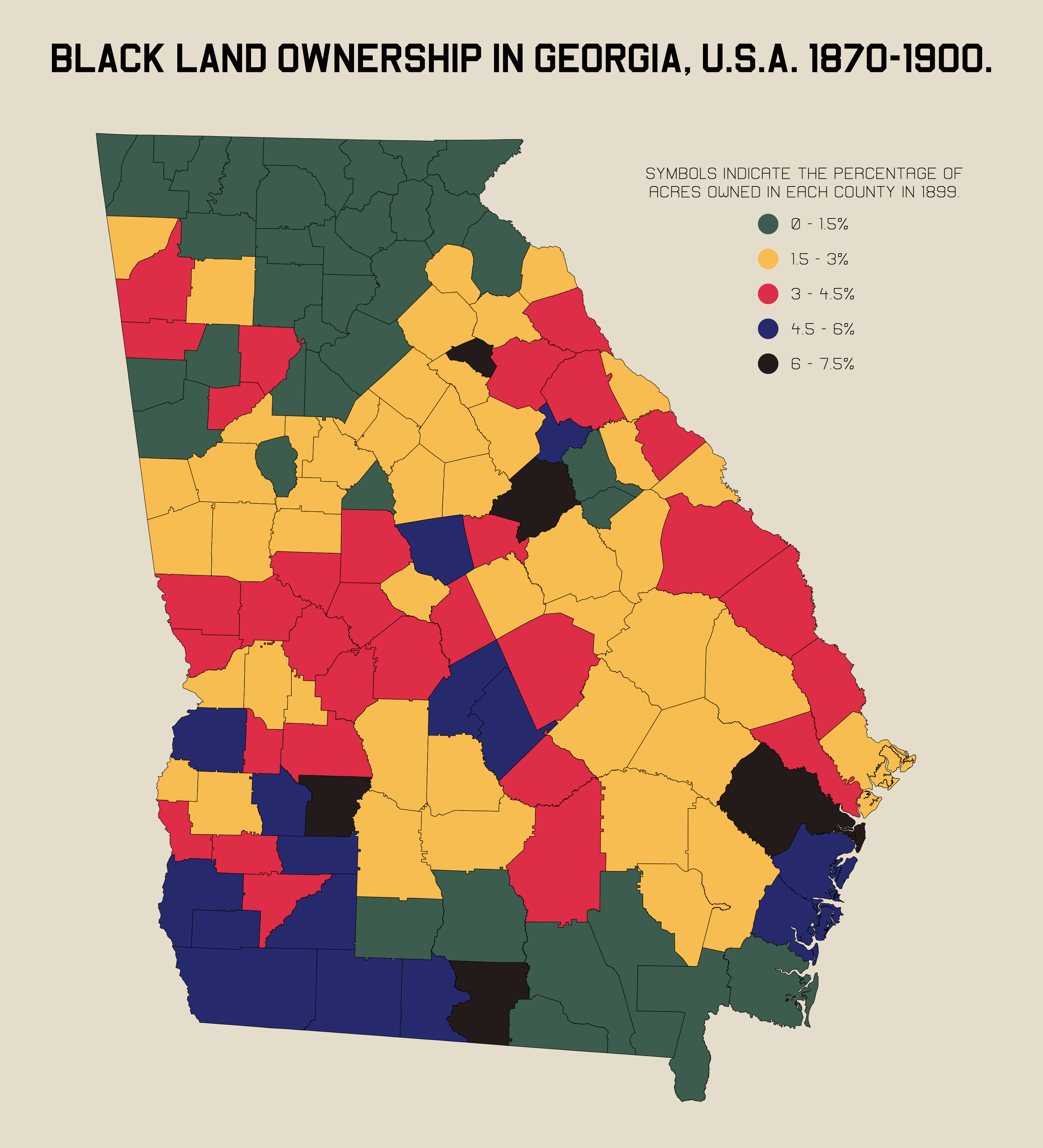 Landownership Inequality in Georgia, Past and Present – mapping atlanta